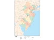 New Jersey Wall Maps. Get the State Wall Maps You Need! - MapSales