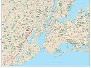 New York New York Wall Maps