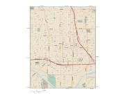 Oklahoma City Oklahoma Wall Maps
