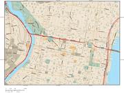 Philadelphia Pennsylvania Wall Maps