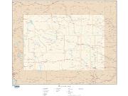 Wyoming Wall Maps