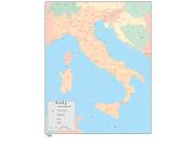 Wall Maps of Italy - MapSales. Get the Country Wall Maps You Need!