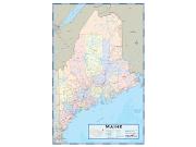 Maine Wall Maps