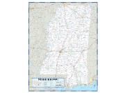 Mississippi Wall Maps. Get the State Wall Maps You Need! - MapSales
