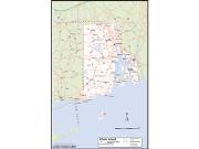 Rhode Island Wall Maps. Get the State Wall Maps You Need! - MapSales