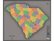 South Carolina Wall Maps. Get the State Wall Maps You Need! - MapSales