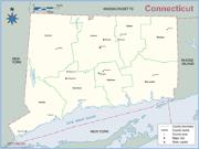 Connecticut Wall Maps. Get the State Wall Maps You Need! - MapSales