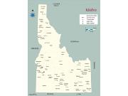 Idaho Wall Maps