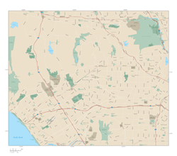 Los Angeles California Wall Maps - MapSales