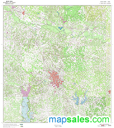 Topographic Wall Maps