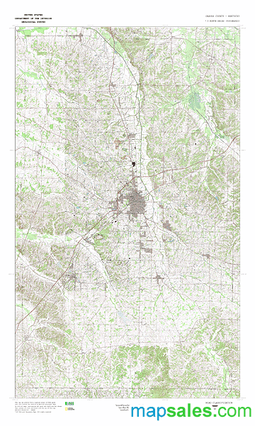 Graves County, KY Topo Wall Map by MarketMAPS - MapSales
