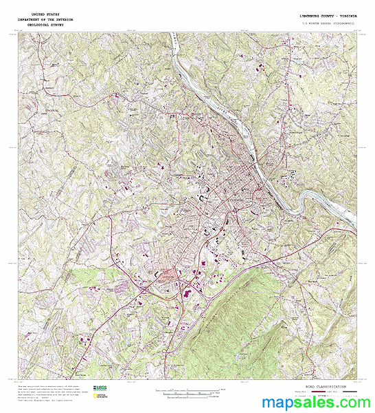 Lynchburg Va Zip Code Map - Map